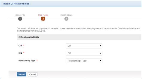 Import CI Relationships From CSV File CMDB Guide
