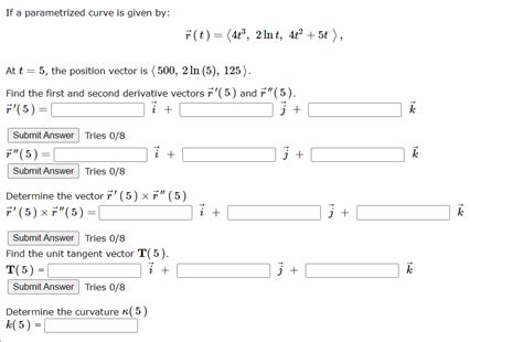 solved if a parametrized curve is given