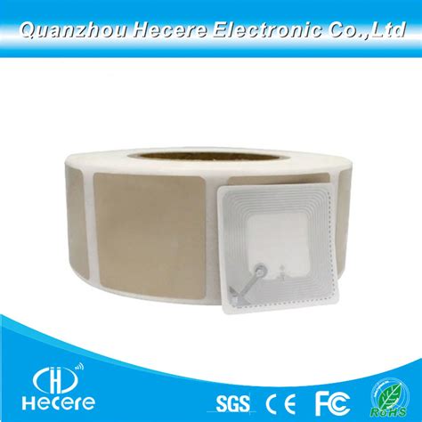 MHz I Code Sli X RFID Sticker Roll RFID Label Sticker For Library Management RFID Label
