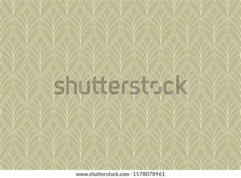 Geometric Leaves Vector Seamless Pattern Abstract Stock Vector Royalty Free 1578078961