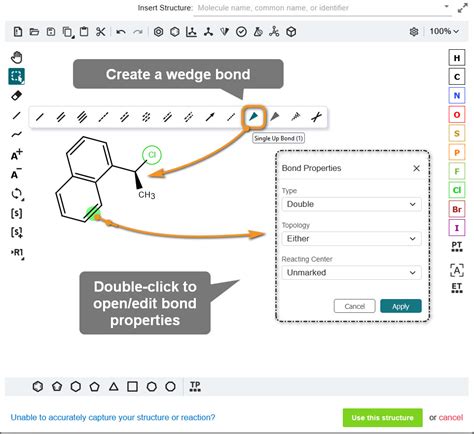 Using Ketcher To Draw Chemical Structures Cdd Support