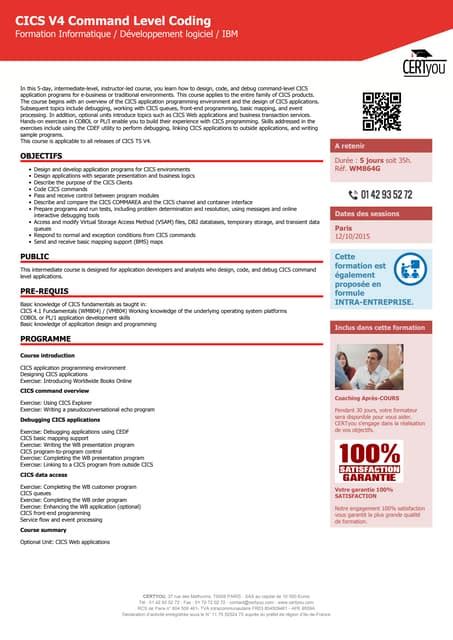 Wm864 G Formation Cics V4 Command Level Coding Pdf