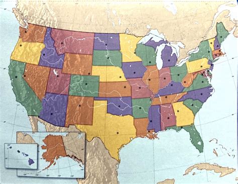 Abeka 6 History Maps 9 10 States And Capitals Diagram Quizlet