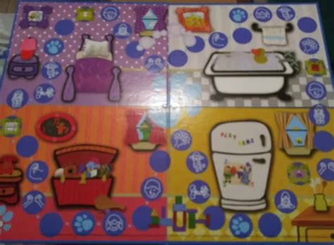 BLUES CLUES BOARD Game University 1998 Nick Jr Nickelodeon Vintage HTF