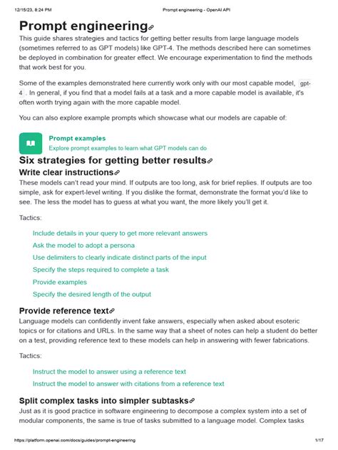 Prompt Engineering Guide Openai Api Pdf