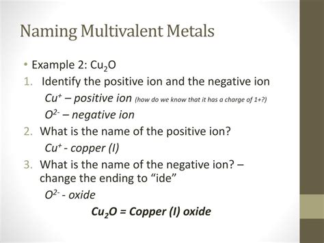 Ppt Naming And Formulas Multivalent And Polyatomic Ions Powerpoint Presentation Id5871747
