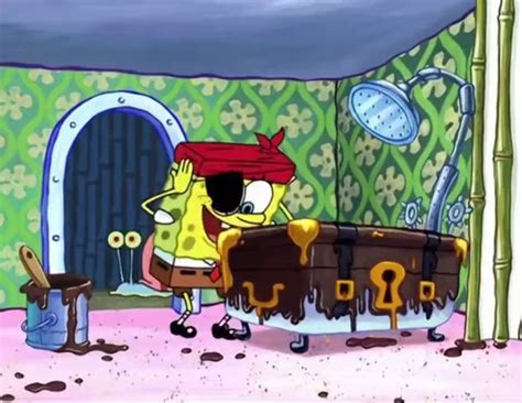 Spongebob Gary Takes A Bath