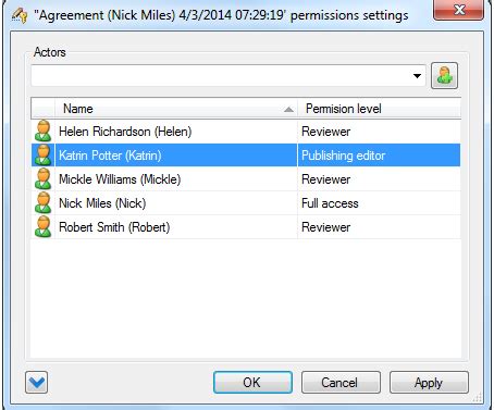Restriction Of Access To Documents