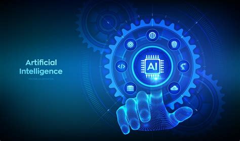 Premium Vector | Ai artificial intelligence machine learning concept ...