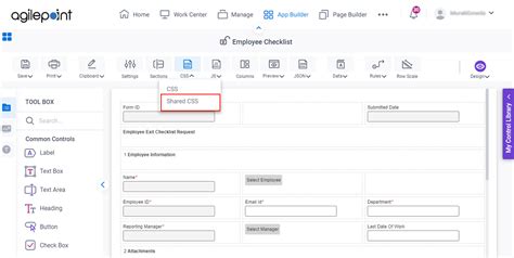 Example Use Custom Css In An Eform
