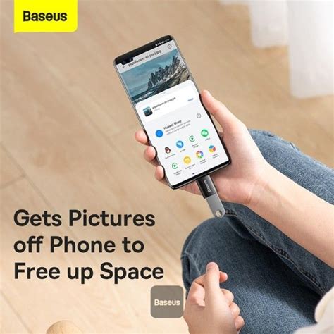 Baseus Ingenuity Series Mini Otg Adaptor Type C To Usb A Blue