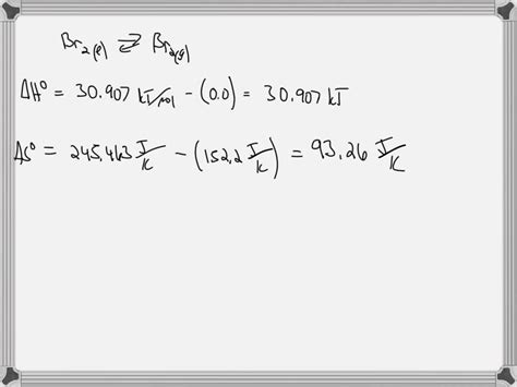 Solved Calculate The Temperature Of The Boiling Point In °c Of Liquid Bromine To The Nearest