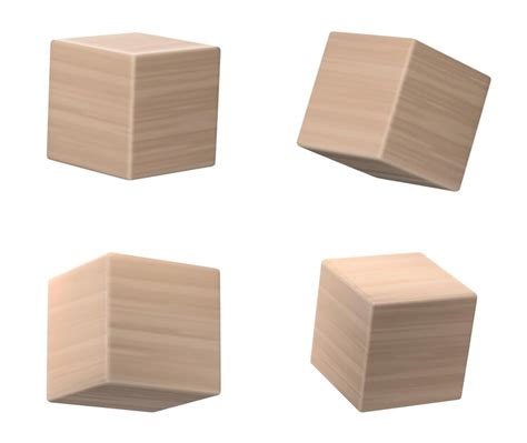 색 배경에 고립 된 단어 게임을 위한 3d 나무 큐브 블록 현실적인 ⁇ 터 나무 교육 장난감 템플릿 아이콘 떠 있는 투명한 벽돌 객체에 대한 관점 뷰 다른 Png 클리파트