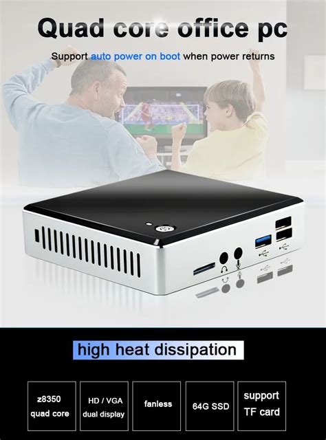 Micro Cheap Fanless Ubuntu Mini Portable Z Pocket Pc Computer Linux Case Quad Core Cpu Gb