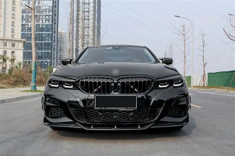 Carbon Fiber Front Bumper Lip Takd Style For Bmw 3 Series G20 G28