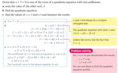 roots of quadratic equations