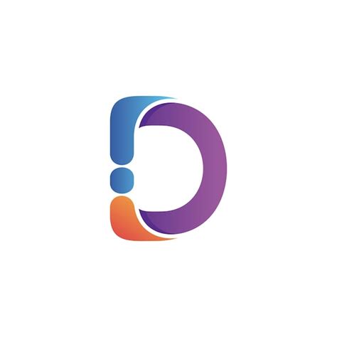 Premium Vector Letter D Gradient Logo Design