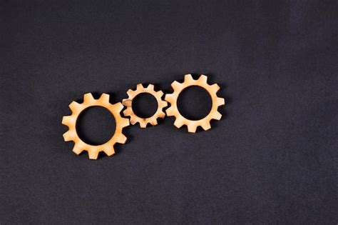 Premium Photo Gears And Cogs Teamwork Cooperation Concept