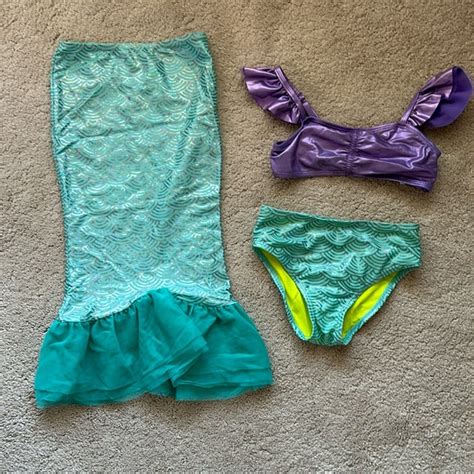 Disney Swim Disneys The Little Mermaid Bikini And Swim Cover Up