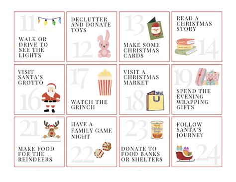 Free Advent Activities Printable Printables