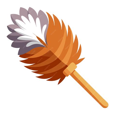 Feather Duster Clipart Vector Art And Illustration Premium Ai