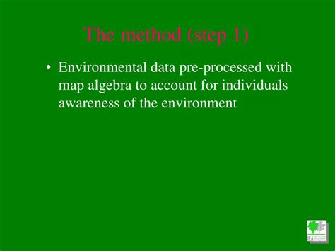 PPT Modeling Species Distribution Using Species Environment Relationships PowerPoint