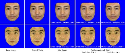 Figure 4 From Face Texture Synthesis From Multiple Images Via Sparse And Dense Correspondence