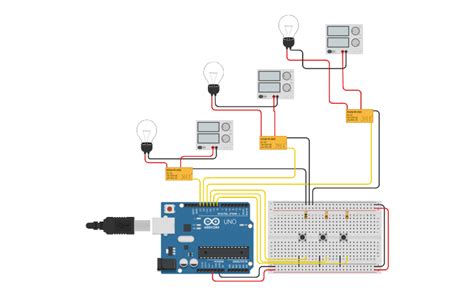 Circuit design casa Proyecto Electronica - Tinkercad