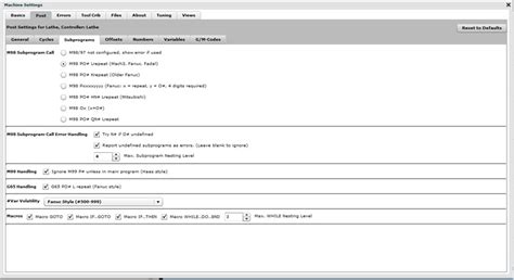 m98 and m99 g code cnc subprograms