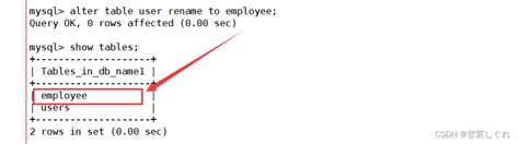 Mysql数据库 表的操作mysql怎么使用表 Csdn博客