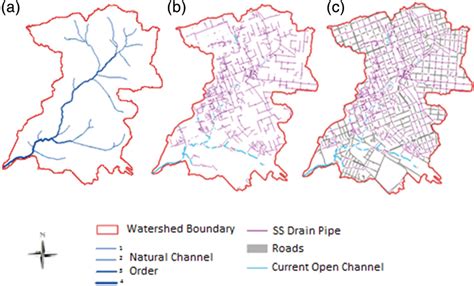 Three Configurations Of Drainage Networks With Increases In Density