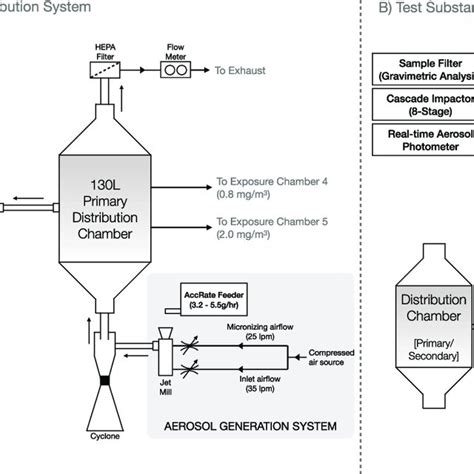 Schematic Representation Of The Main Study A Aerosol Generation