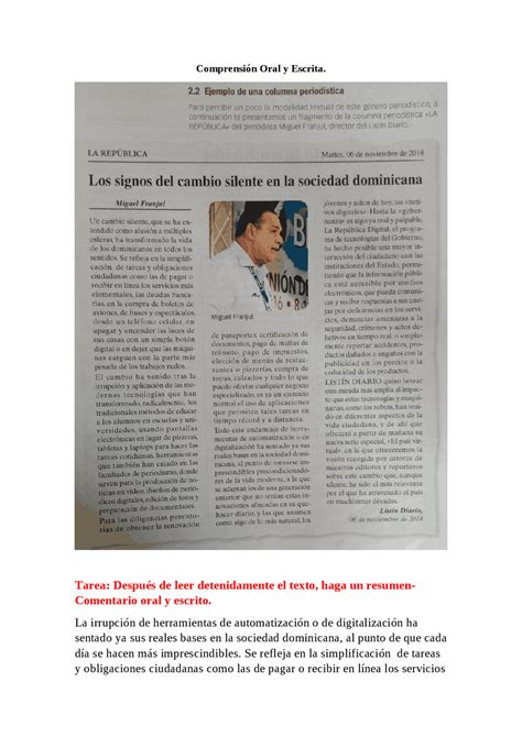 Columna Periodística Docsity