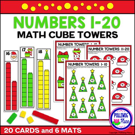Math Cube Towers Polliwog Place