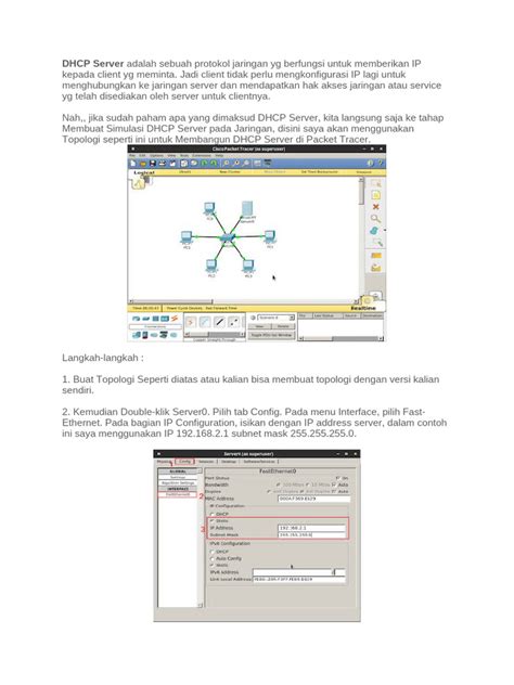 Dhcp Server Setting Pdf