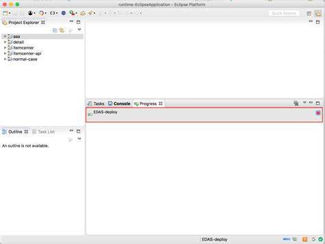 使用alibaba Cloud Toolkit部署应用（eclipse）edas 用户指南企业级分布式应用服务敏捷版通用版本