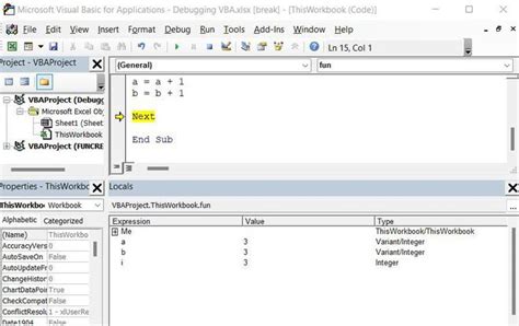 Debugging Vba Code In Excel Geeksforgeeks