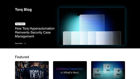 Security Hyperautomation Blog Torq®