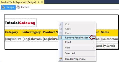 Add Headers And Footers To Ssrs Report