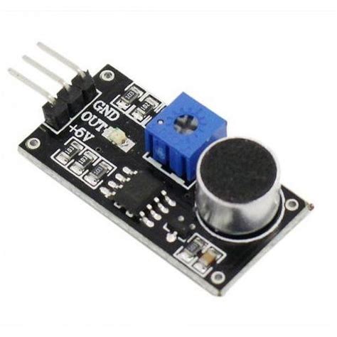LM Sound Detection Sensor Module Black