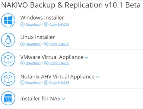 Nakivo Backup And Replication V101 Beta New Features Virtualization