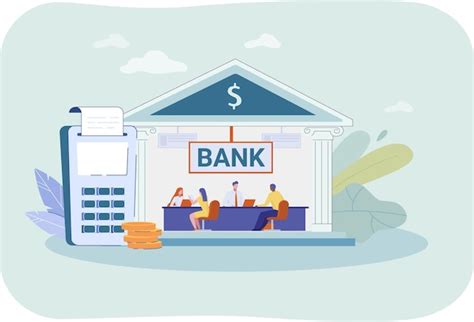 Premium Vector How Banking System Works Illustration