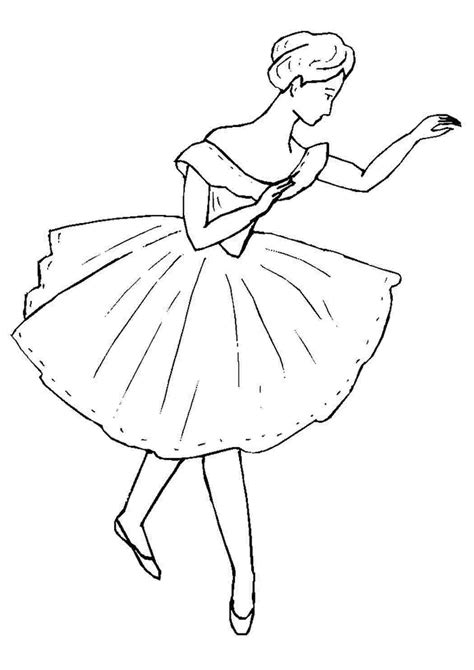Раскраски Балерин 69 фото