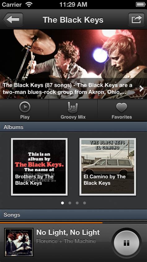 Groove音乐播放器界面设计 大美工dameigong cn