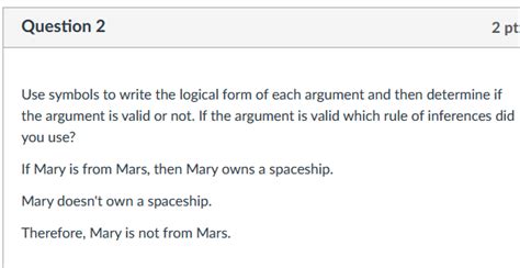 solved use symbols to write the logical form of each