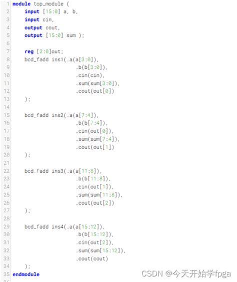 Hdlbits刷题（3137）bcdadd4 Csdn博客