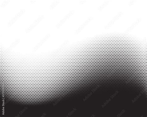 Halftone Vector Background Monochrome Halftone Pattern Abstract