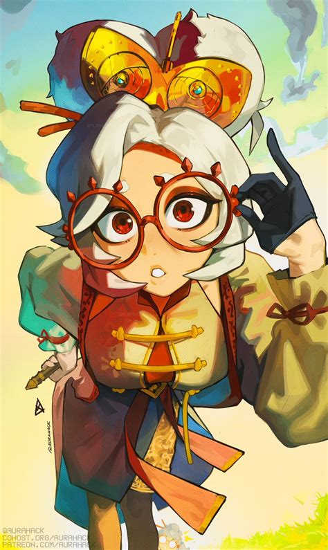 rule 34 1girls aurahack female female only fully clothed glasses