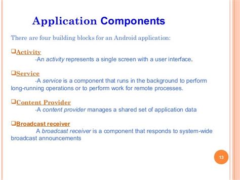 Uk Building Blocks Of The Android Apps