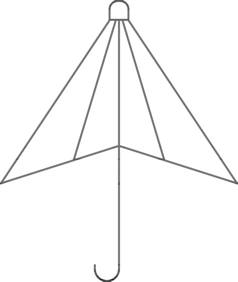 Thin Line Art Umbrella Icon In Flat Style 24331123 Vector Art At Vecteezy